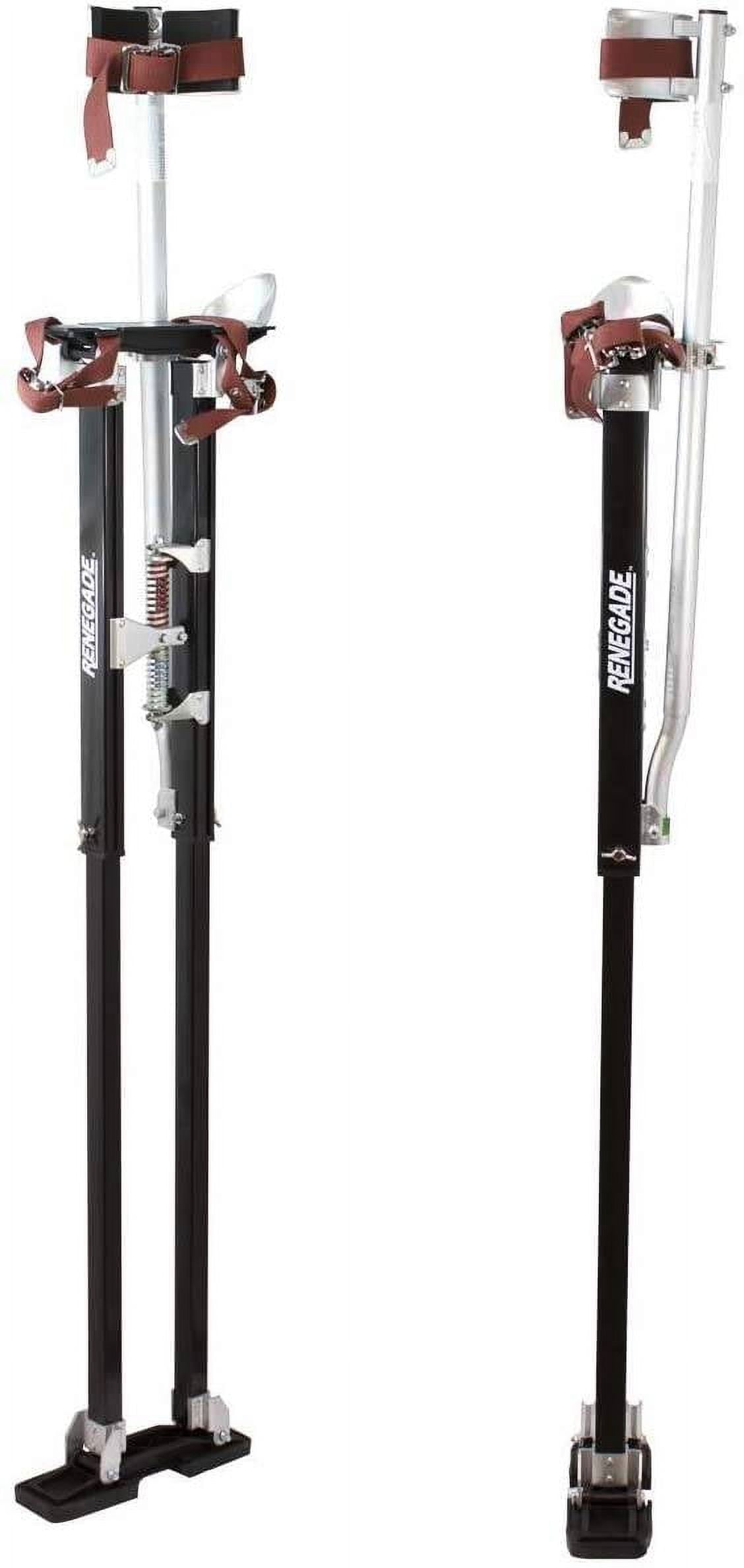 "RENEGADE Extra Tall 48""-64"" Stilts for Drywall, Painting, Insulation ...