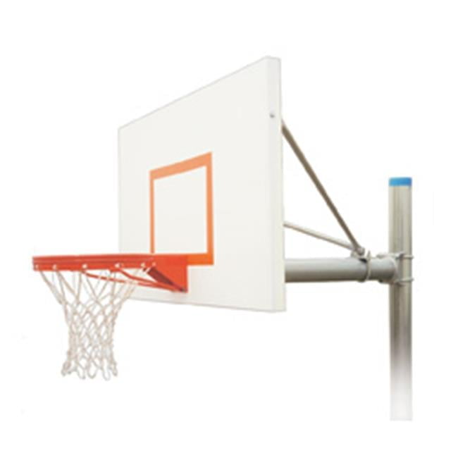 Renegade Extreme Steel In Ground Fixed Height Basketball System, Brick ...