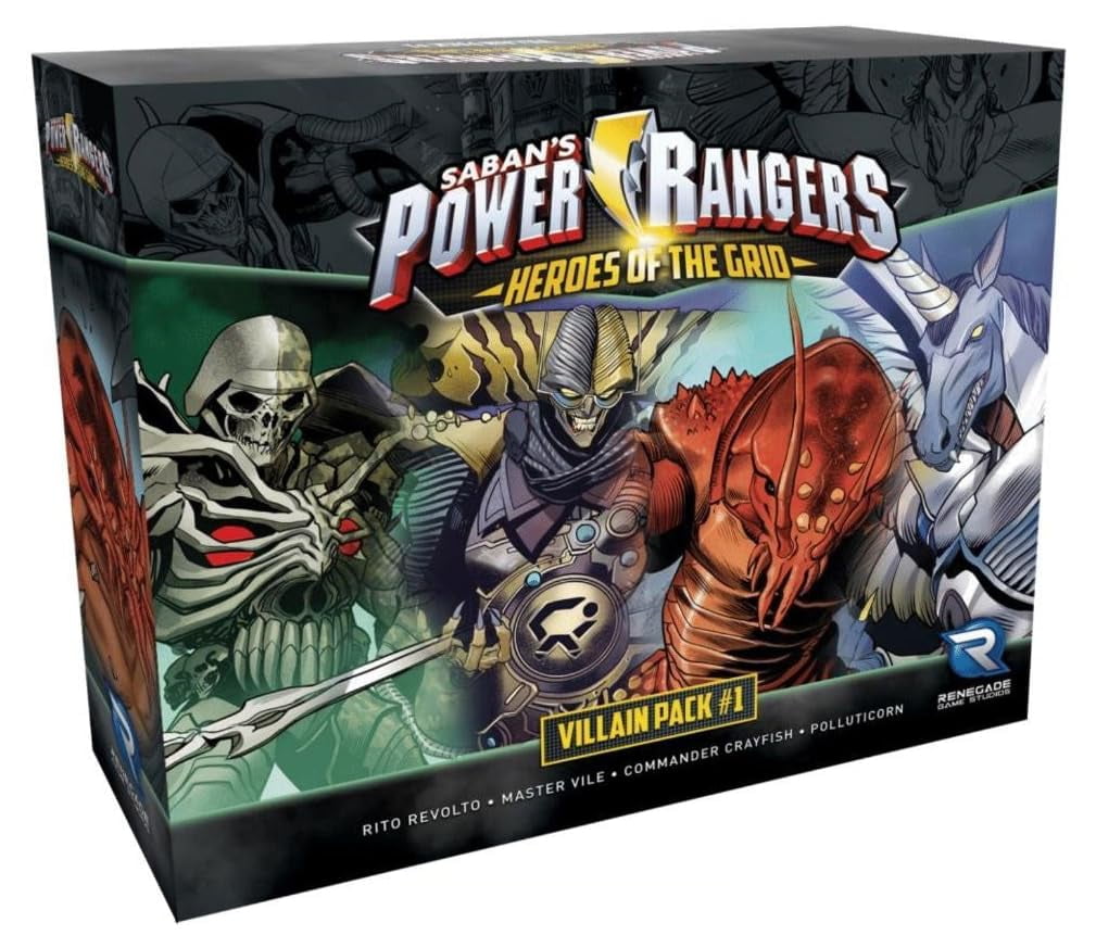 Renegade Game Studios Power Rangers: Heroes of The Grid Villain Pack #1 ...