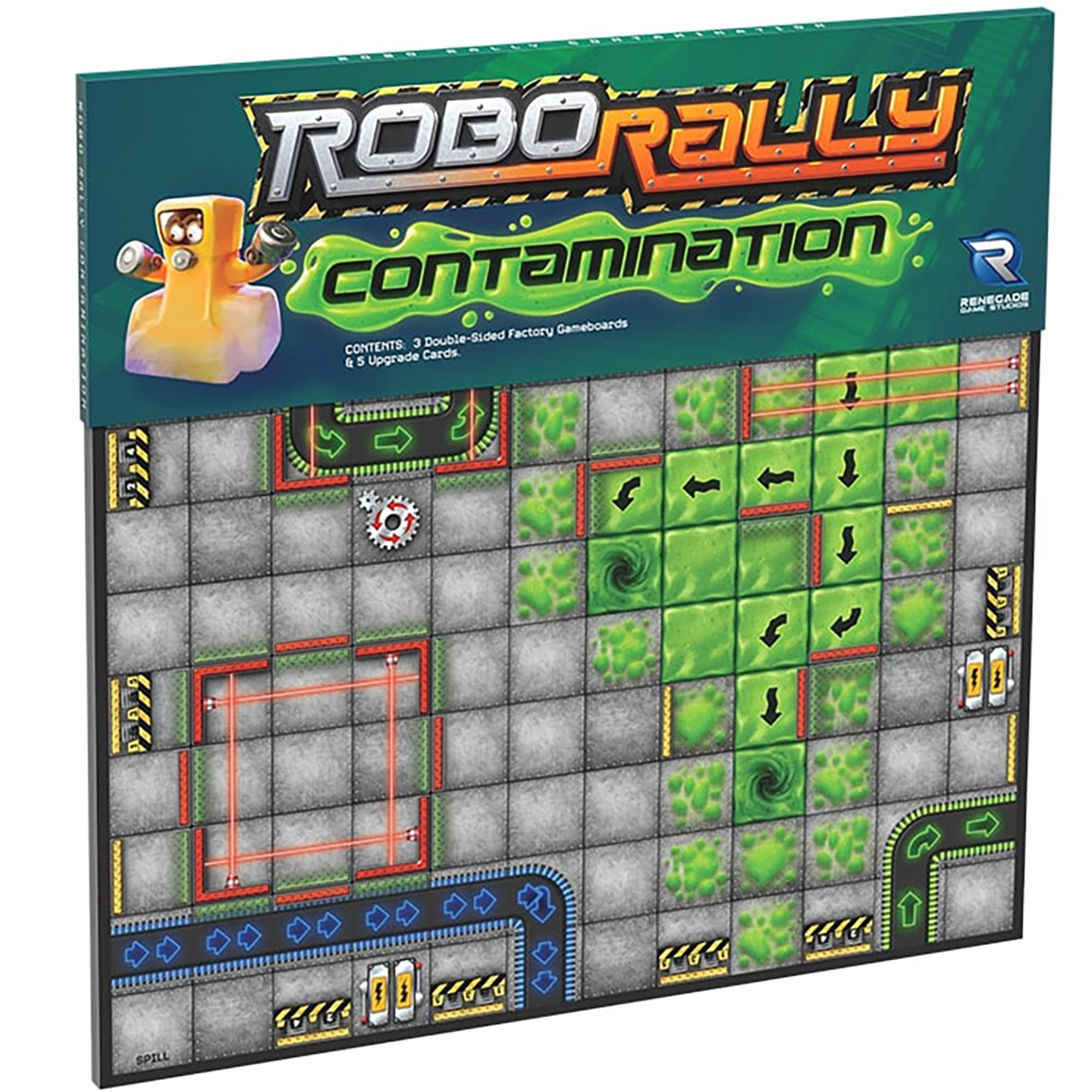 Renegade Game Studios: Robo Rally: Contamination Expansion - Racing Board Game, Trap Doors ...