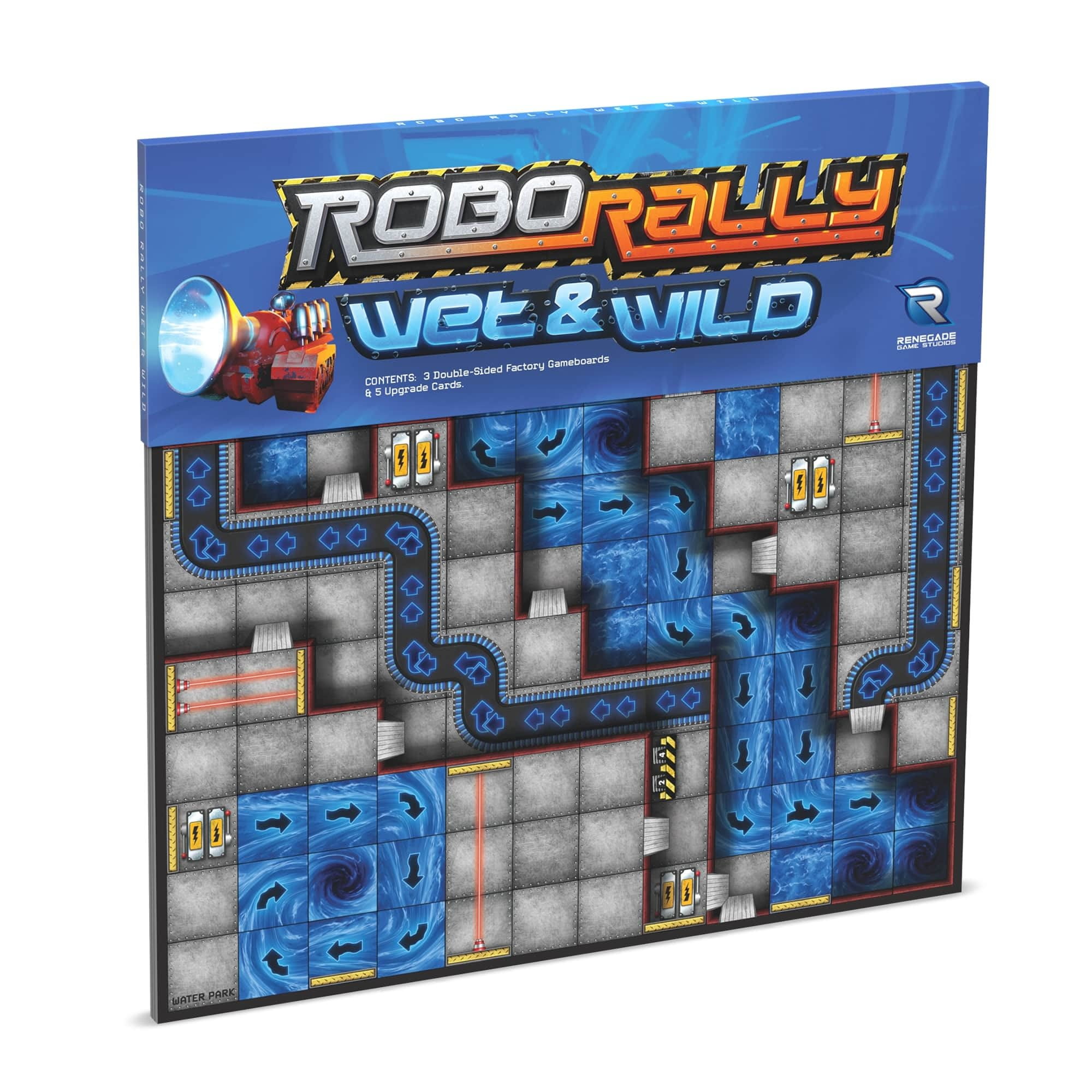 Renegade Games Studios: Robo Rally: Wet & Wild Expansion - Strategy ...
