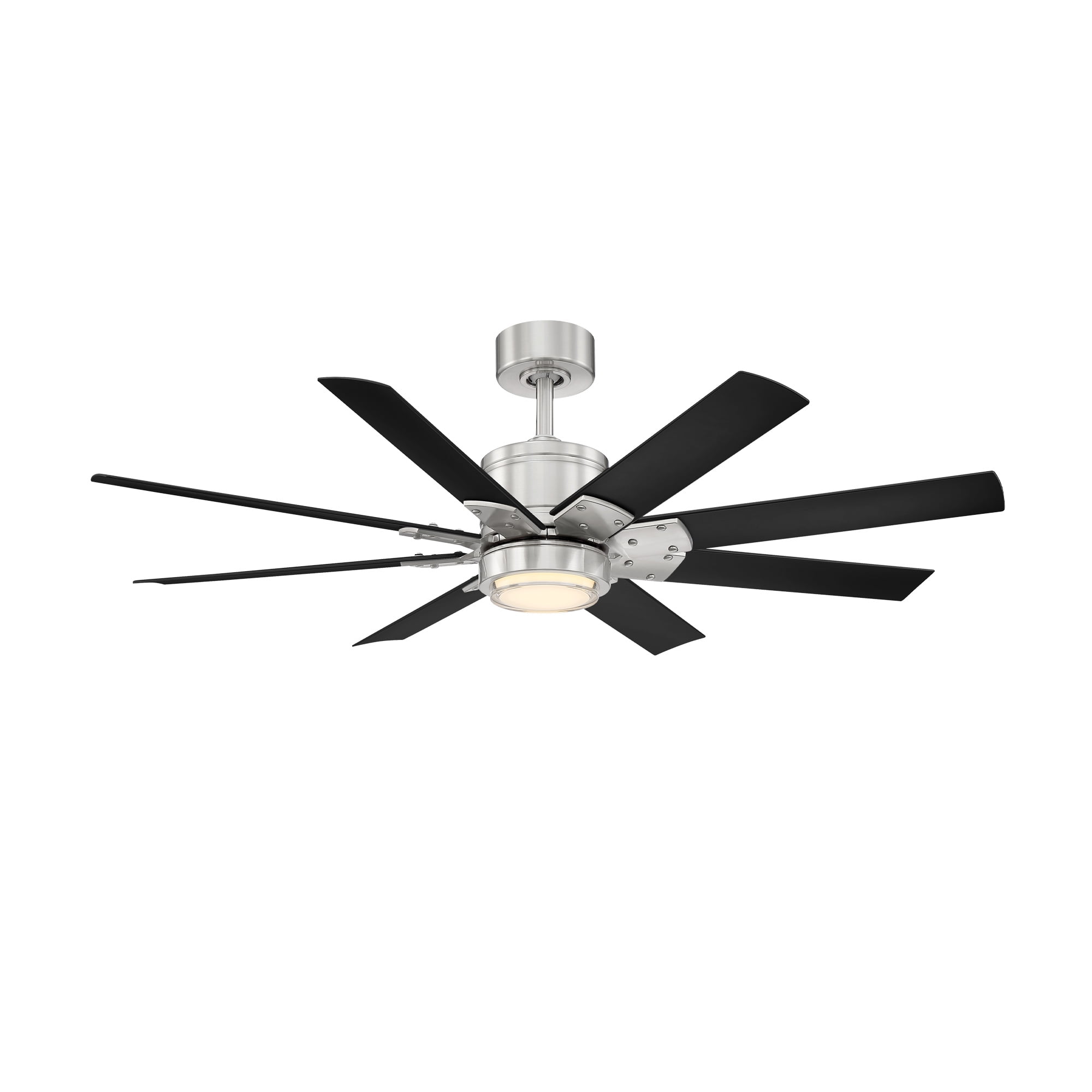 Renegade Indoor and Outdoor 8-Blade Smart Ceiling Fan 52in Brushed ...