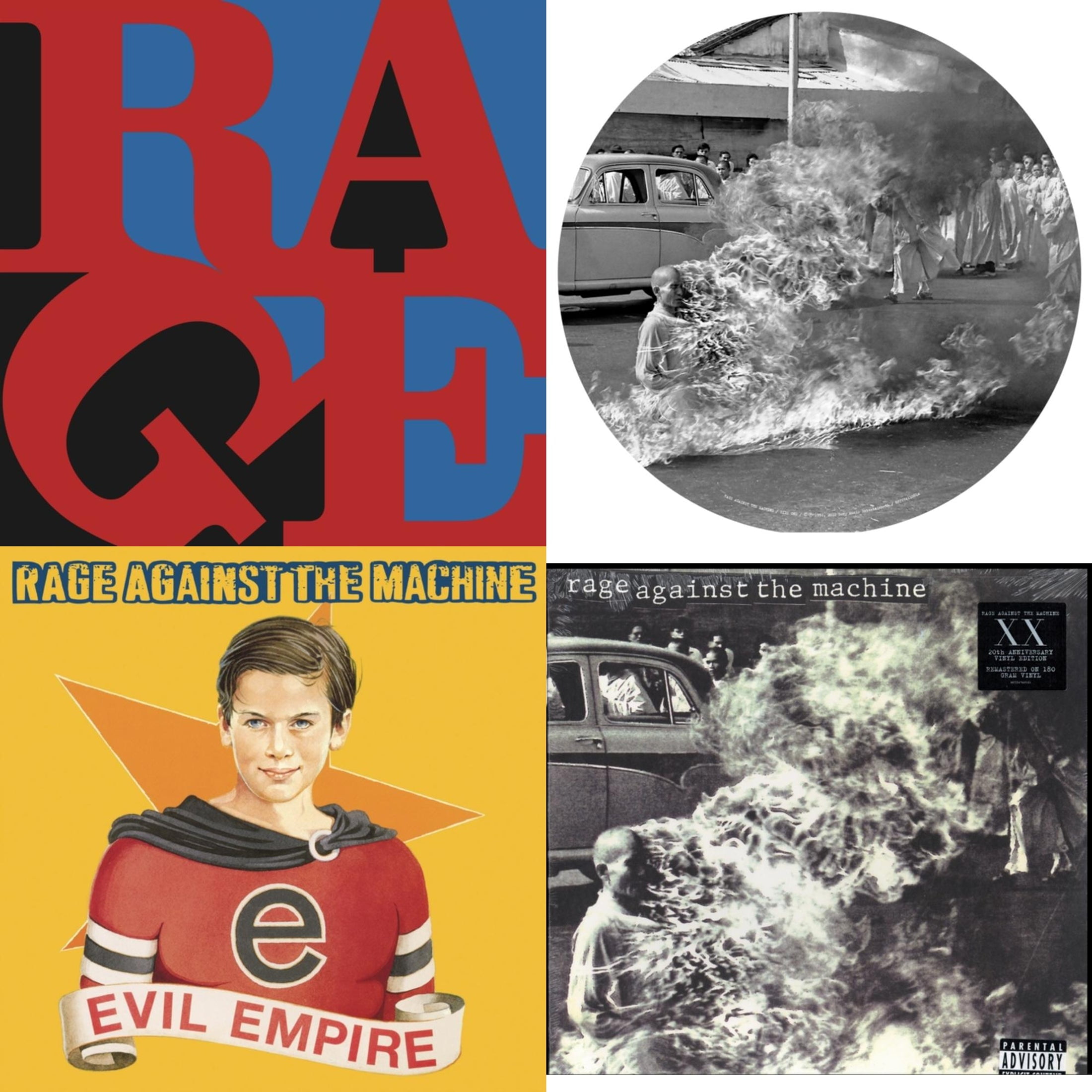 Renegades (180G LP Vinyl) & Rage Against The Machine (X) (Picture Disc ...