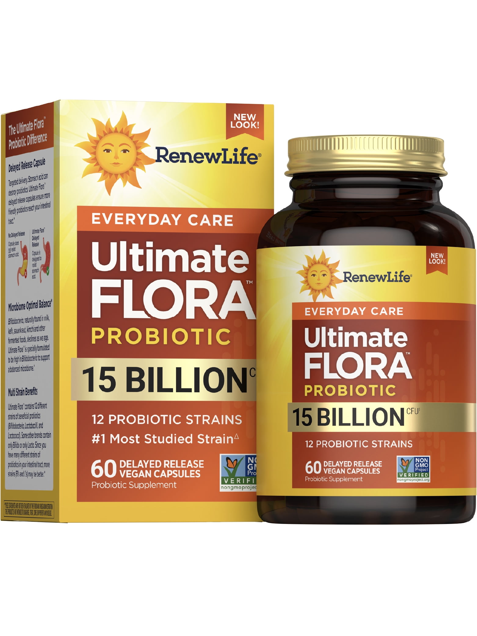 Renew Life, Ultimate Flora Probiotic Capsules, 60 ct - Walmart.com