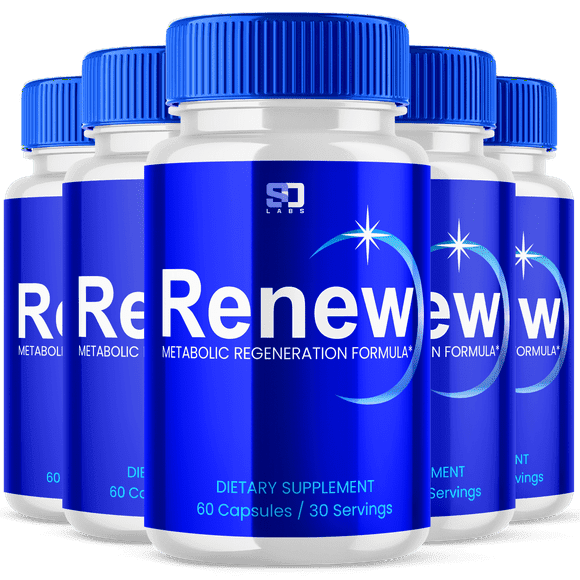 Renew Metabolic Regeneration Formula Capsules Maximum Strength Dietary Supplement 300 Capsules ...