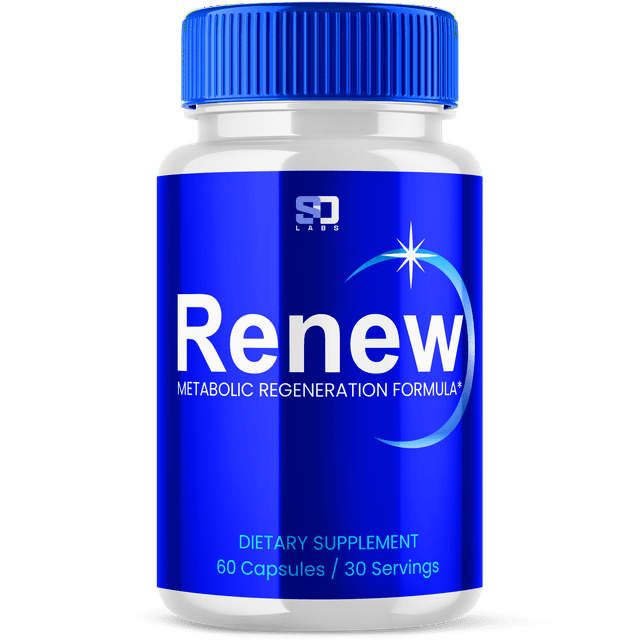 Renew Metabolic Regeneration Formula, Maximum Strength Dietary Supplement Capsules, 60 Count ...