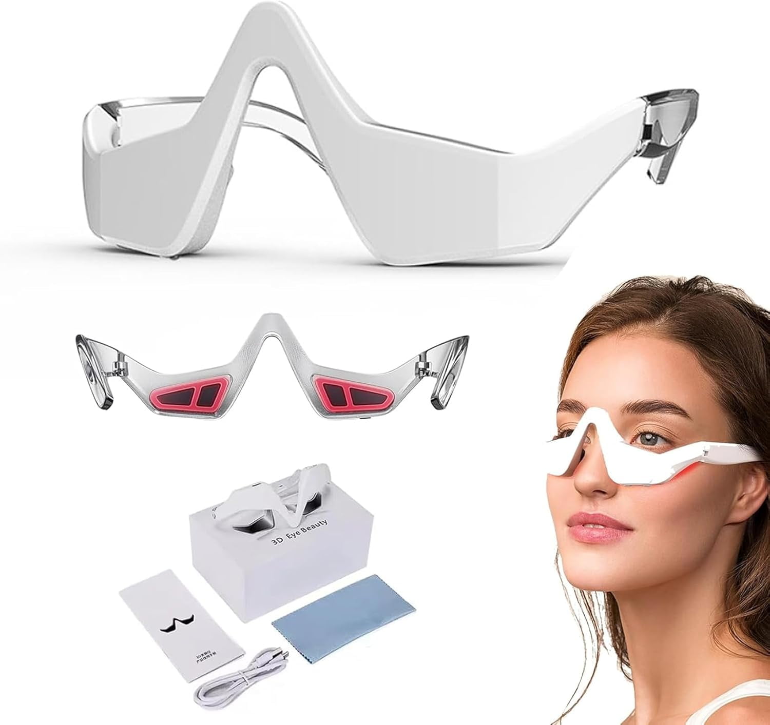 Renewa Eyelift Device, 2025 Under Eye Massager, Eye Bag Remover Glasses ...