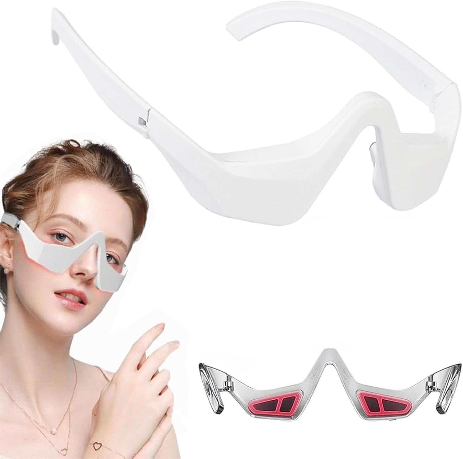 Renewa Eyelift Device, Eye Bag Remover Glasses, Relax Eye Strain Reduce ...