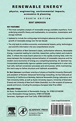 Pre-Owned Renewable Energy: Physics, Engineering, Environmental Impacts ...