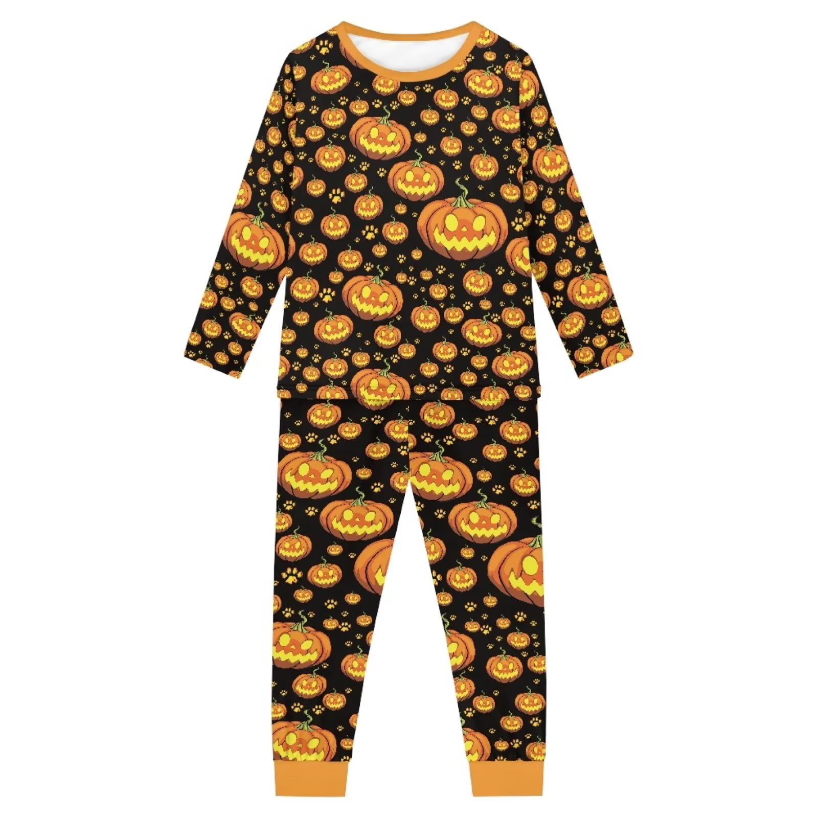 Renewold 15-16T Kids Pajama Set of 2 Spooky Ghosts Graphic Long Sleeve ...