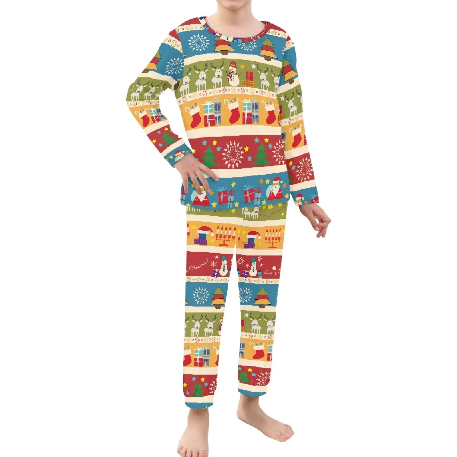 Renewold 2 Pieces Kid's Comfort Pajamas Daily Wear Skin Friendly ...