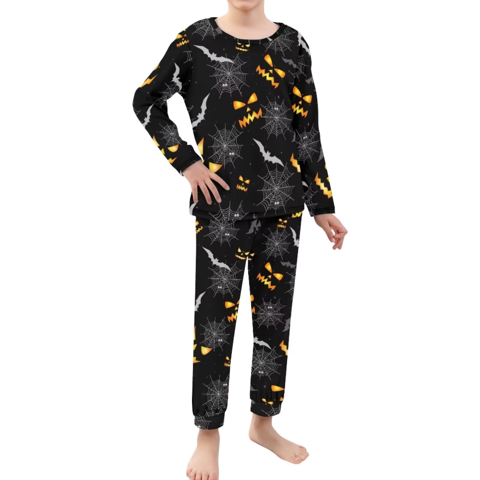 Renewold 2PCS Loose Nightwear Sleepwear for 15-16Y Teen Boys Bats ...
