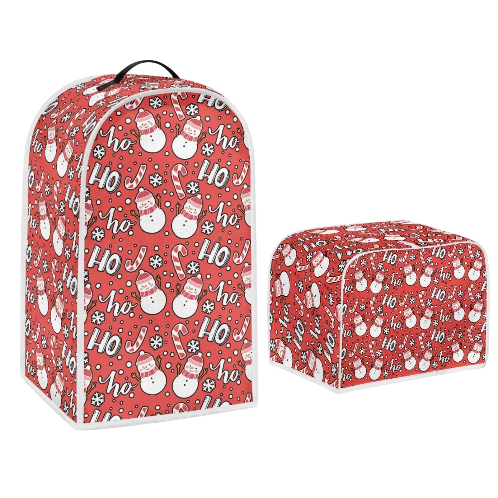 Renewold 4 Slice Toaster Cover Blender Cover Set of 2 Christmas Candy ...