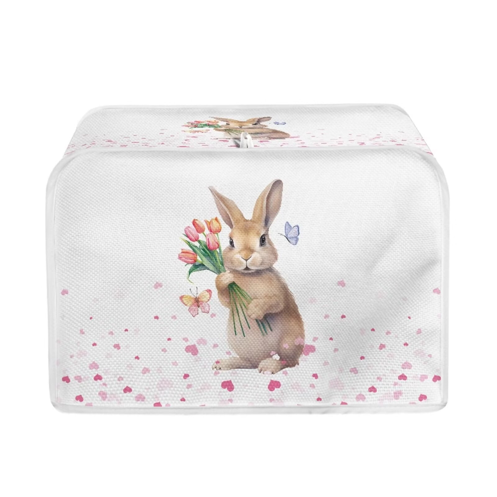 Renewold 4 Slice Toaster Cover White Wide Slot Toaster Oven Covers ...