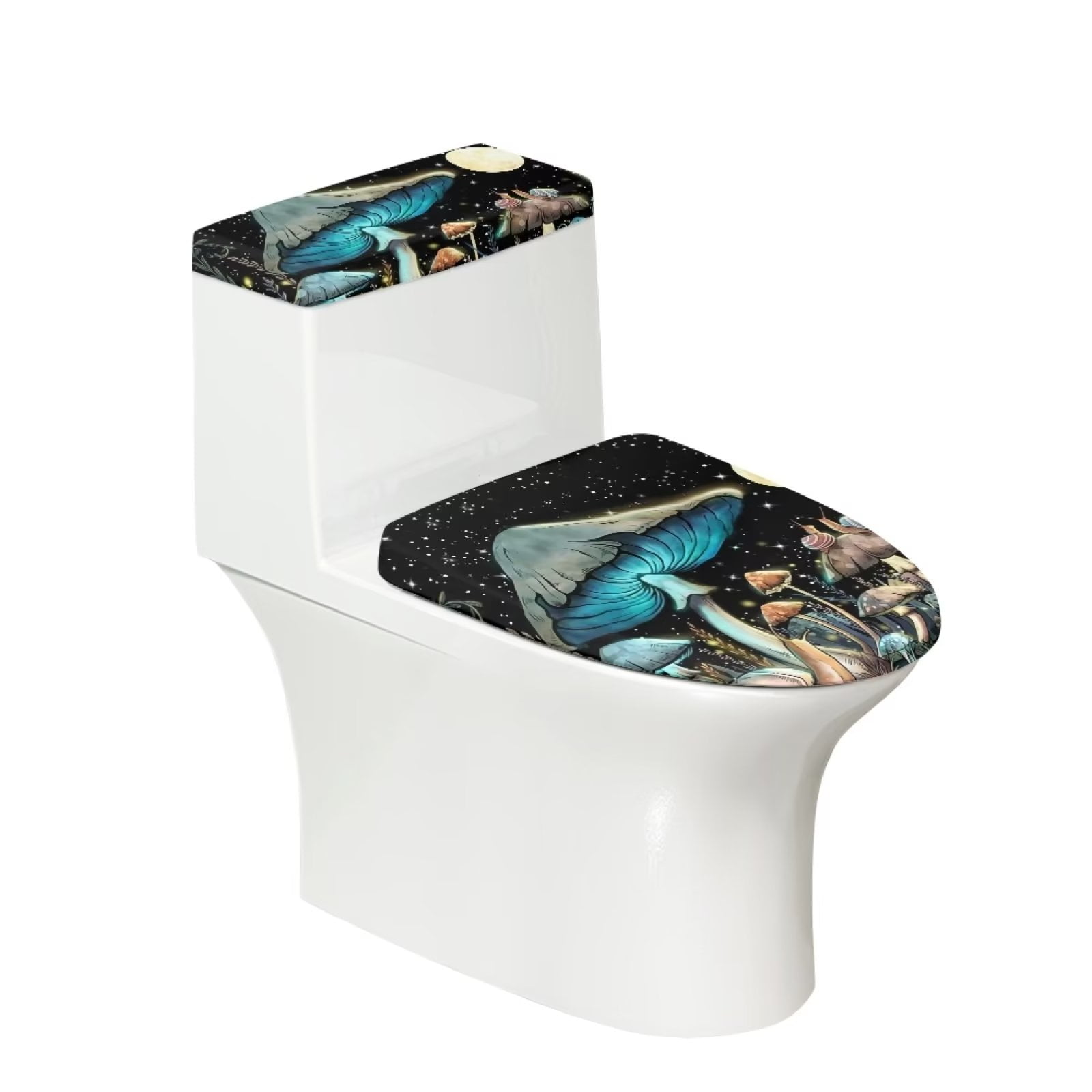 Renewold Aesthetic Mushroom Snail Toilet Lid Cover Decor and Toilet ...