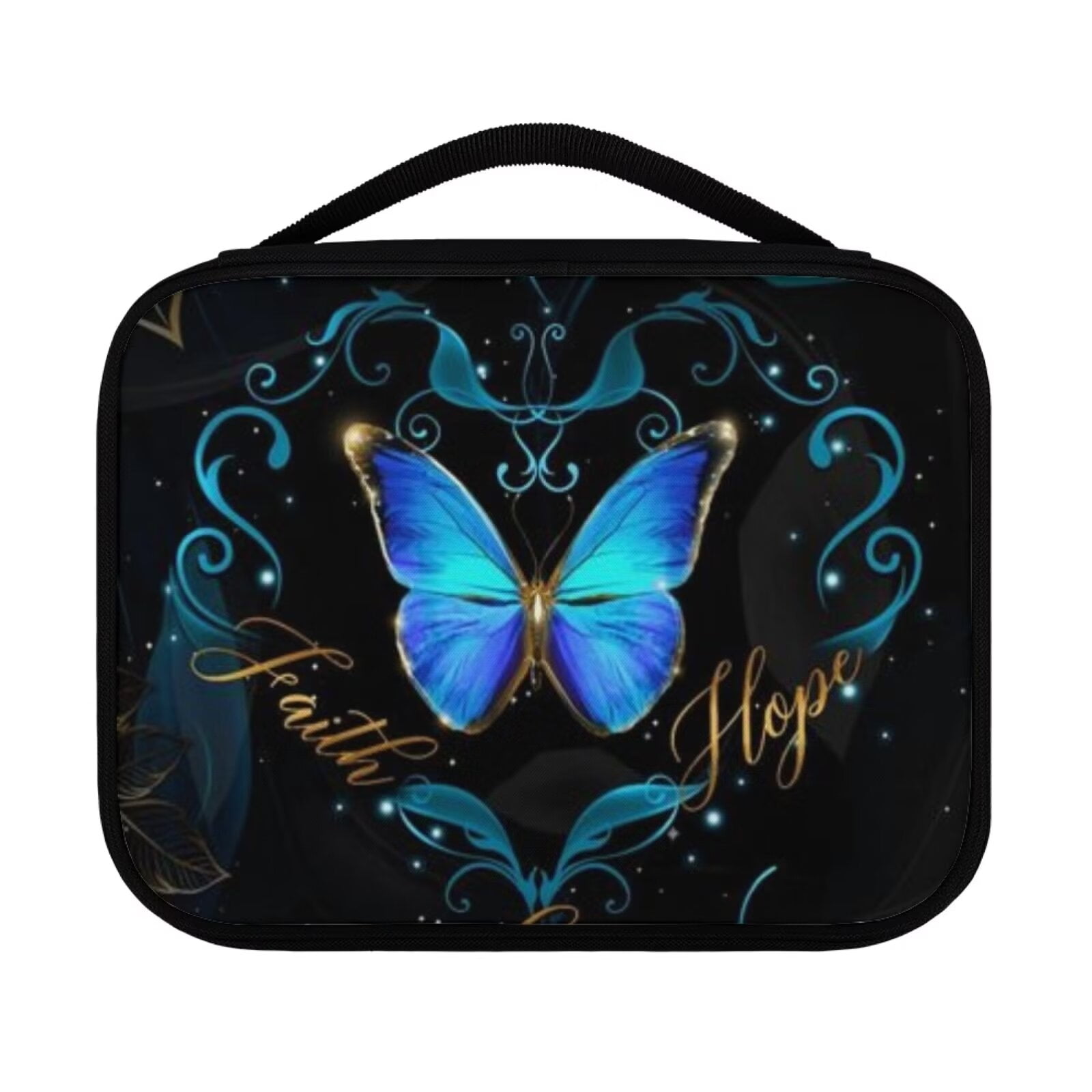 Renewold Blue Butterfly Bible Bags and Totes for Women Portable Bible ...