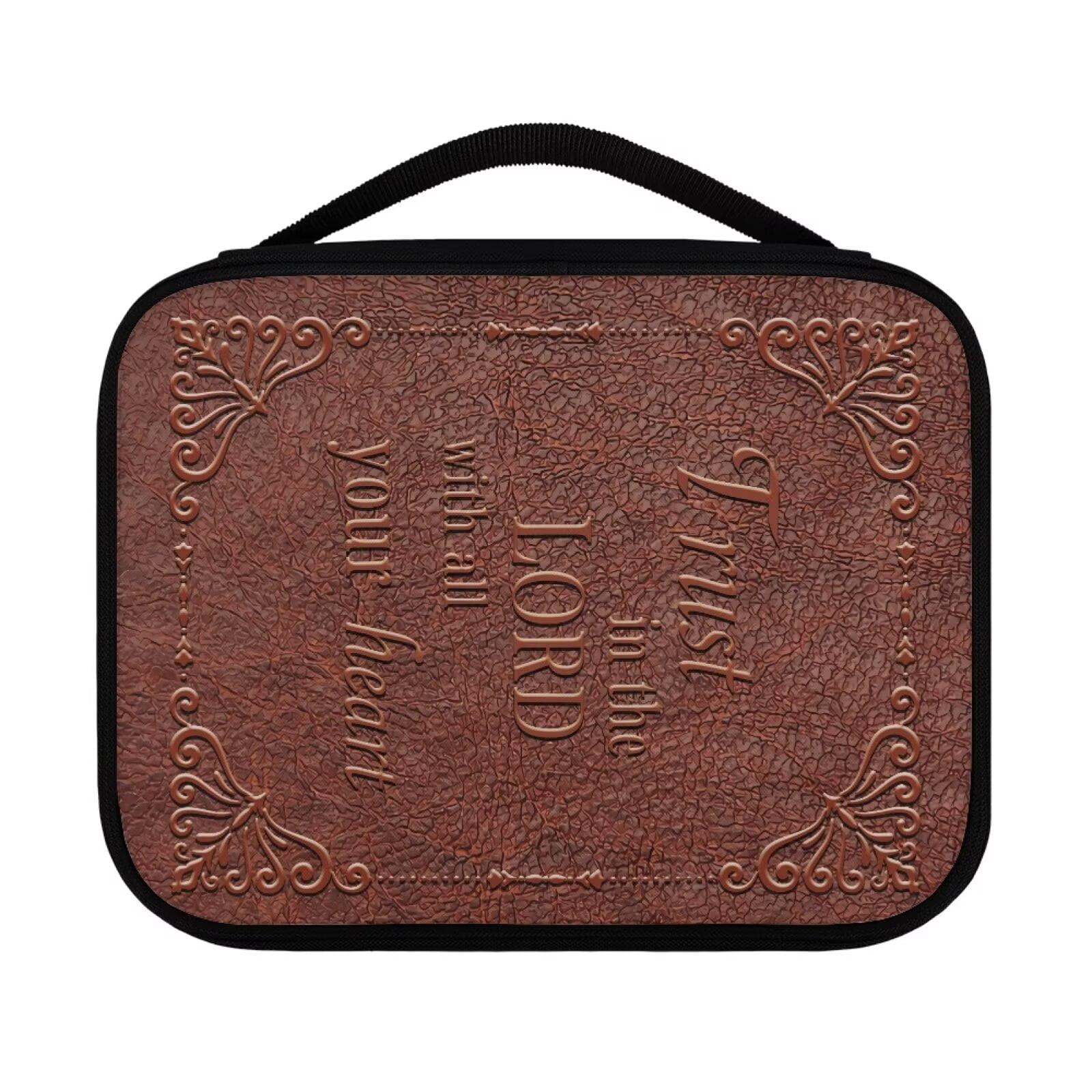 Renewold Brown Bible Bags and Totes for Men Trust in The Lord with All ...