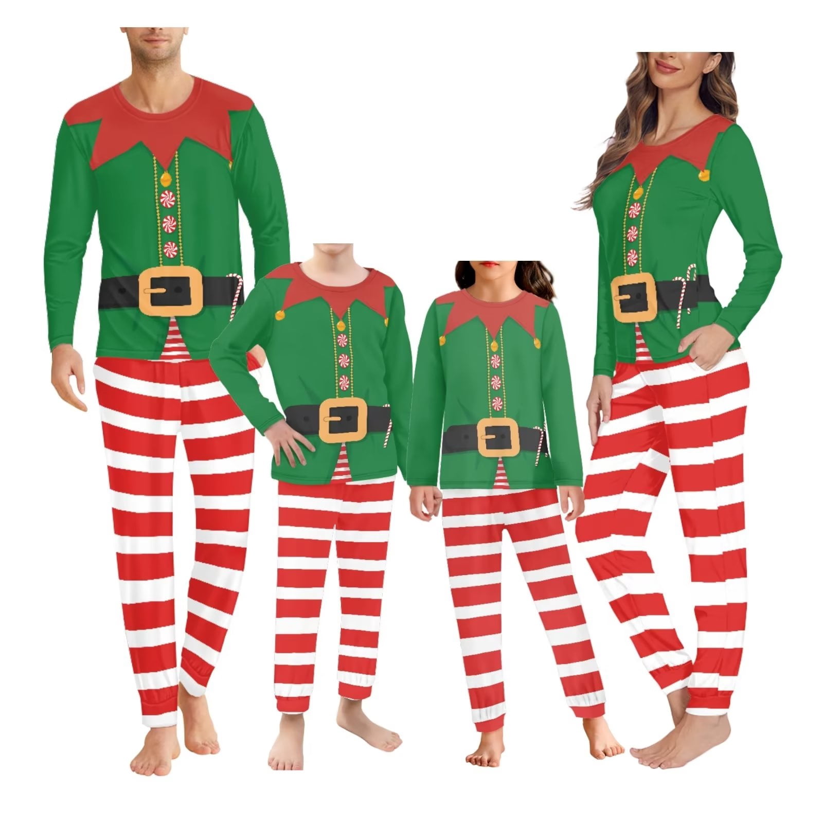 Renewold Christmas Elf Pajama Set for Women Size 5XL Soft Comfy ...