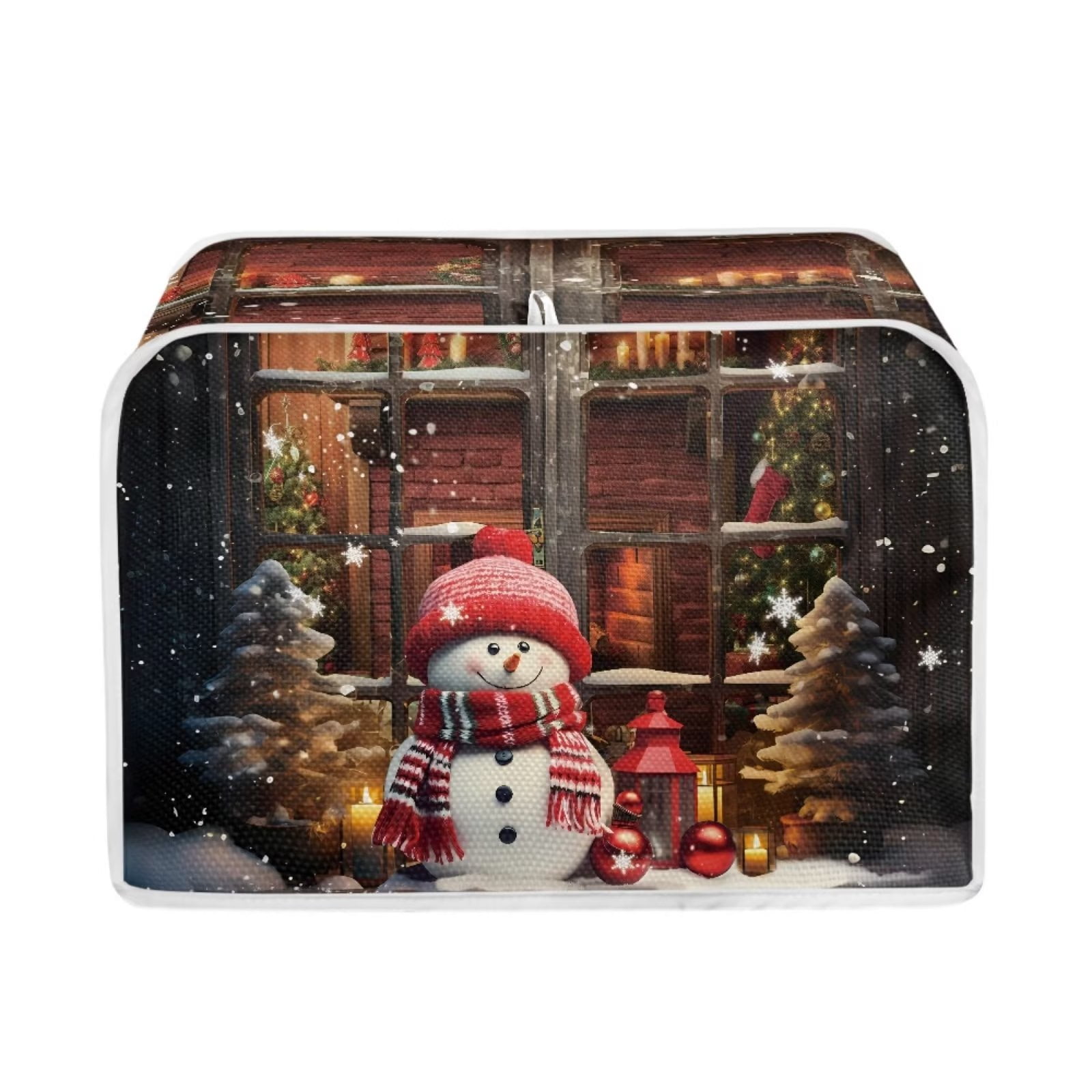Renewold Christmas Winter Toaster Covers 2 Slice Scratchproof Snowman ...