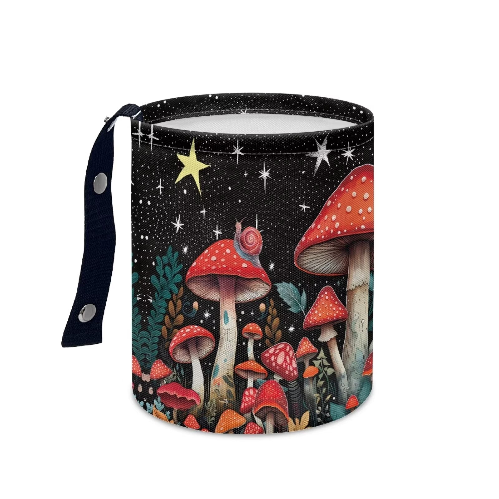 Renewold Collapsible Car Garbage Cans Mushroom Stars Car Waste Basket ...