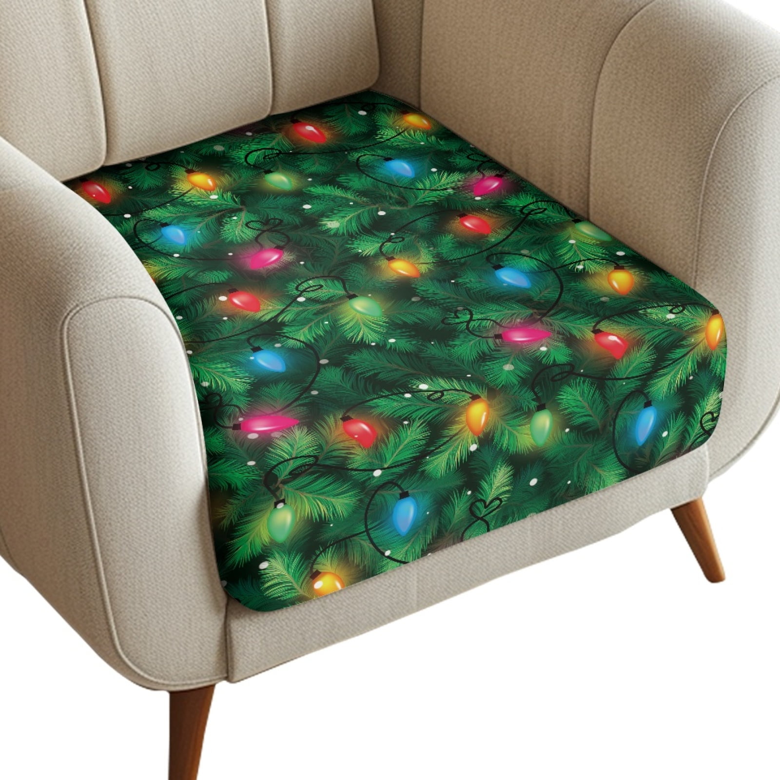 Renewold Couch Seat Cover Sofa Seat Slipcover Replacement Christmas ...