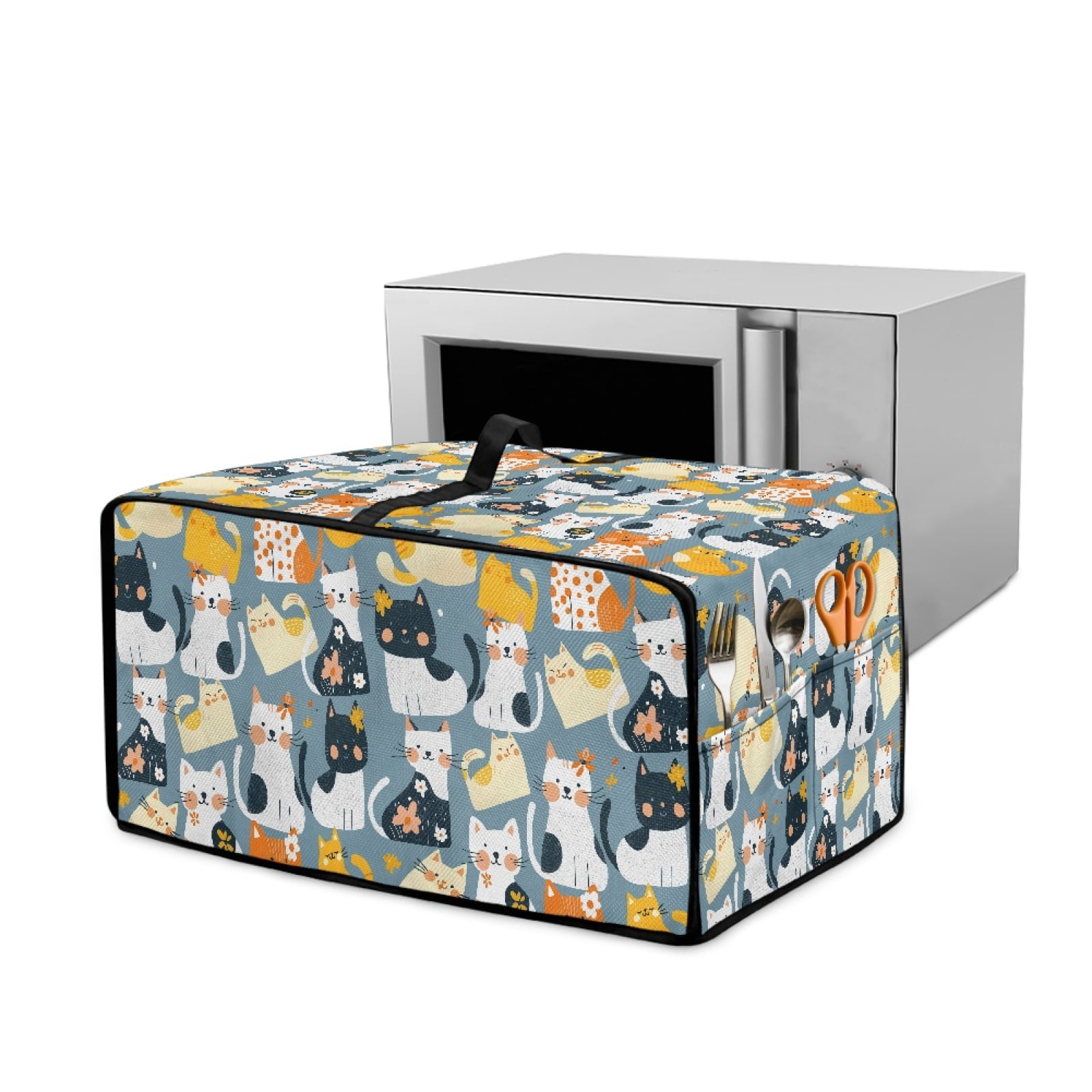 Renewold Countertop Appliance Cover for Toaster Oven Linen-Like ...
