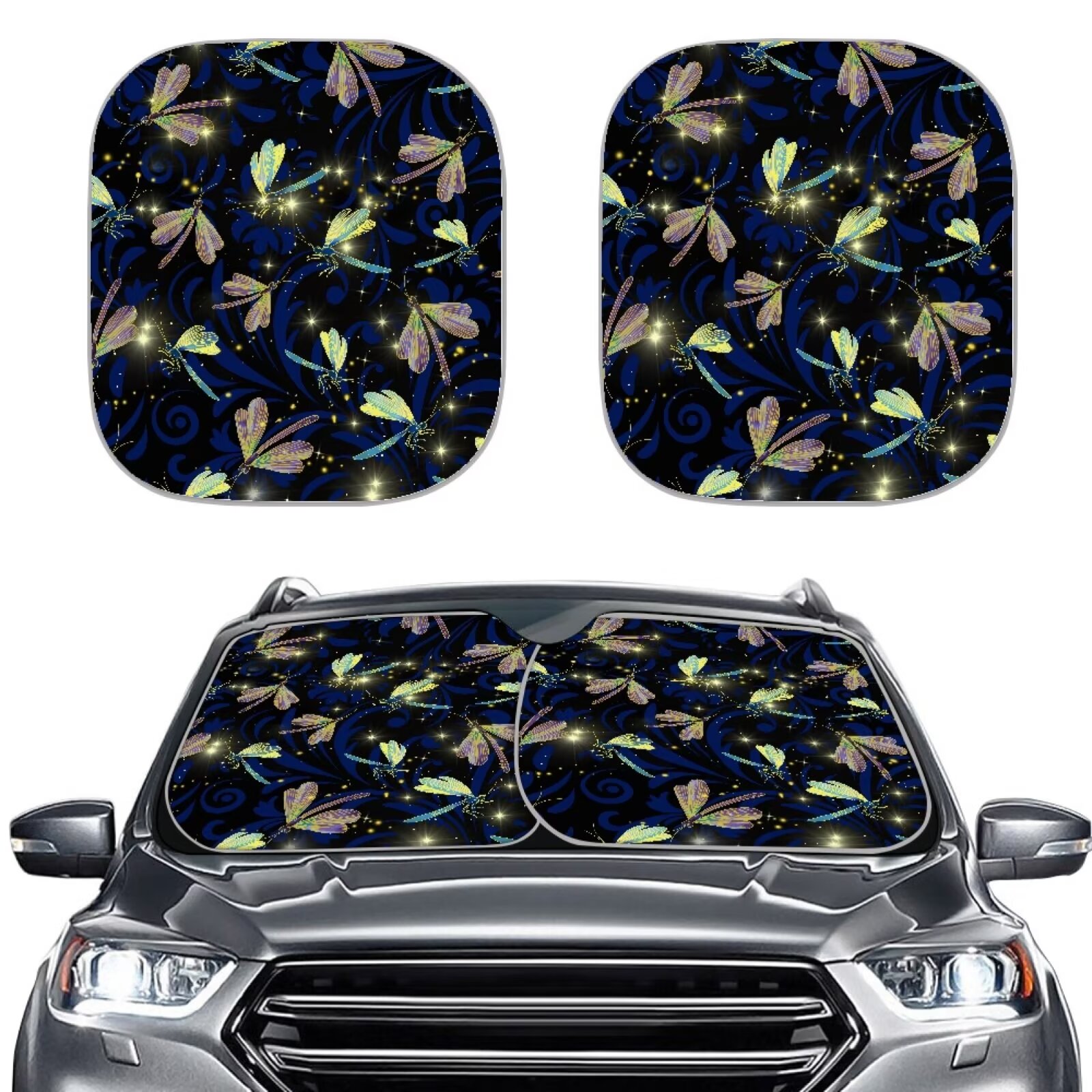 Renewold Fashion Car Windshield Sunshade Reflective Blocks Heat and Sun ...