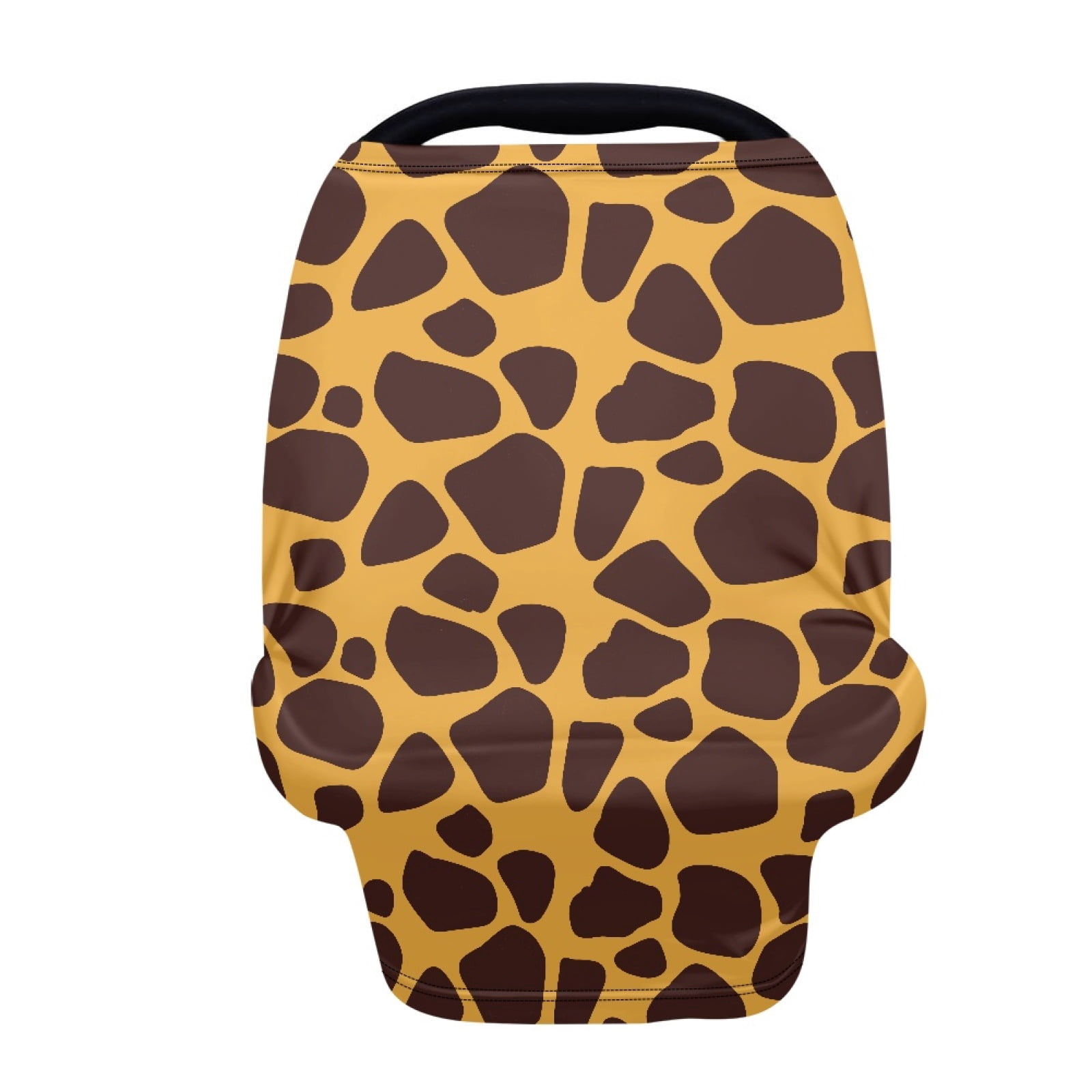 Renewold Giraffe Print Infant Car Seat Cover Adorable Stretchy Nursing ...