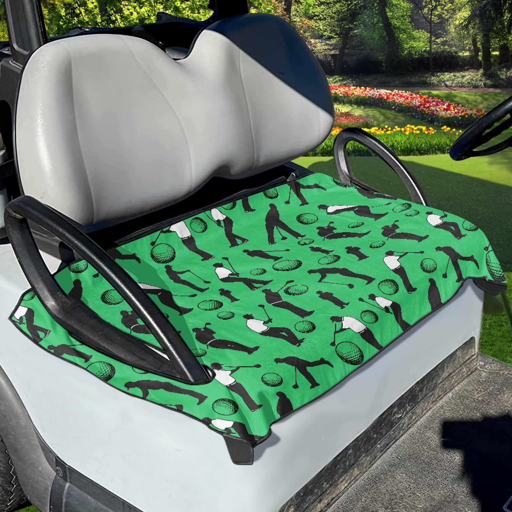 Renewold Golf Cart Seat Cover Portable Golf Cart Seat Blanket Machine ...