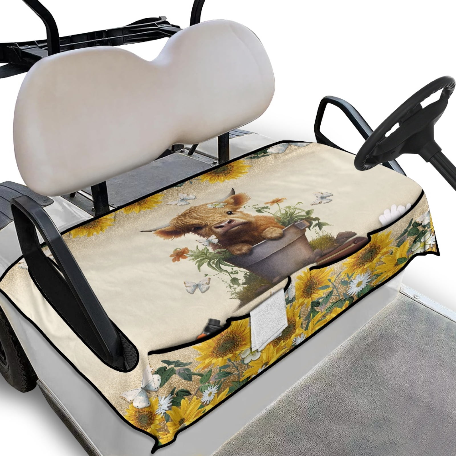 Renewold Golf Cart Seat Protector Sweat Absorption Comfort Golf Cart ...