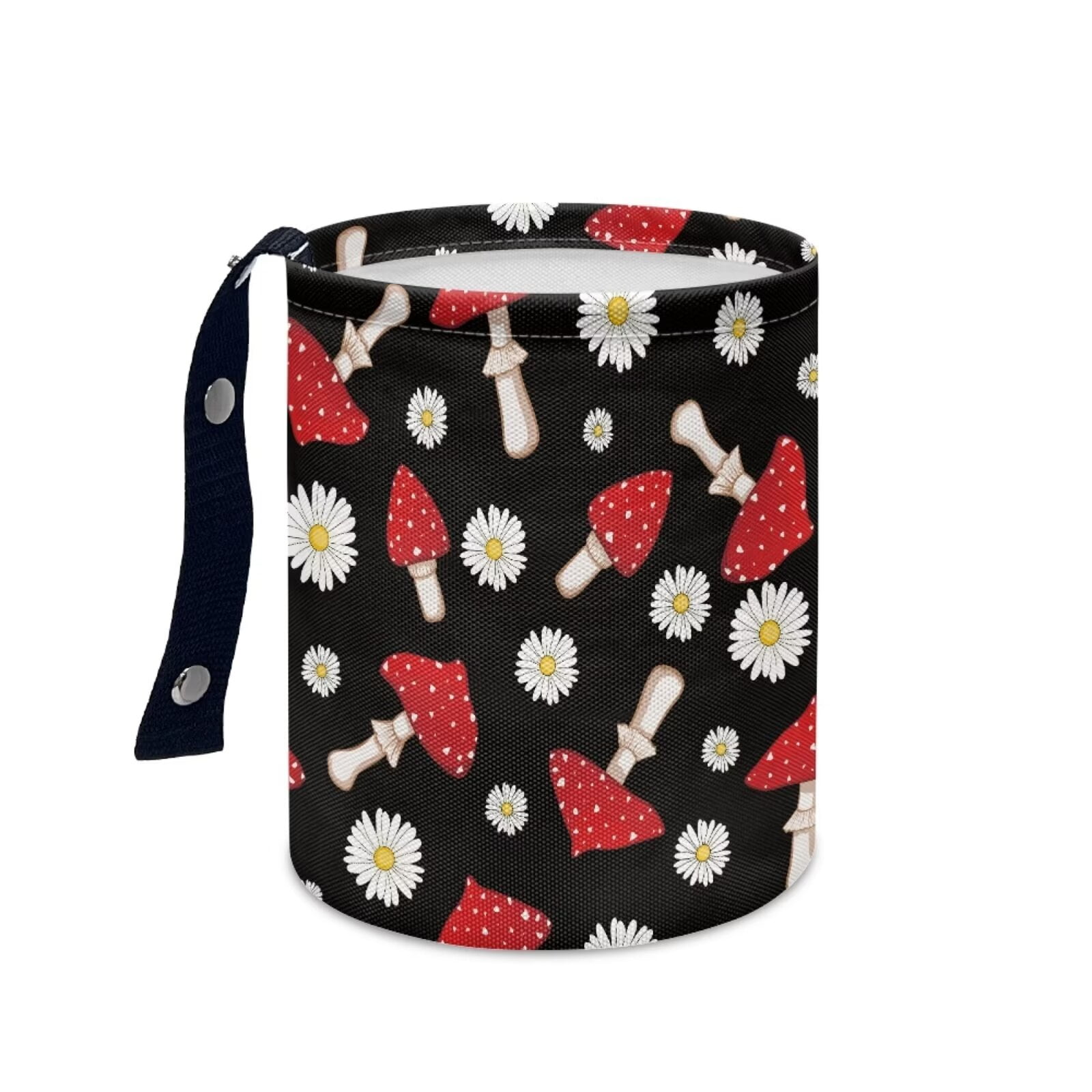 Renewold Hanging Waterproof Automotive Car Garbage Cans Daisy Mushroom ...