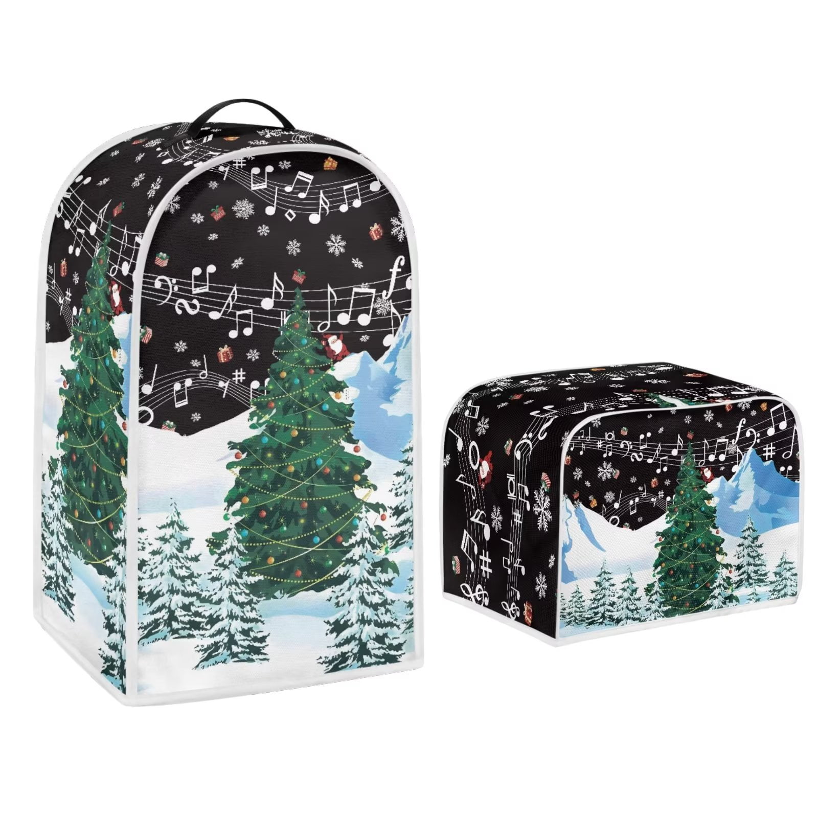 Renewold Happy Christmas Blender Cover Toaster Covers Set Xmas Trees ...