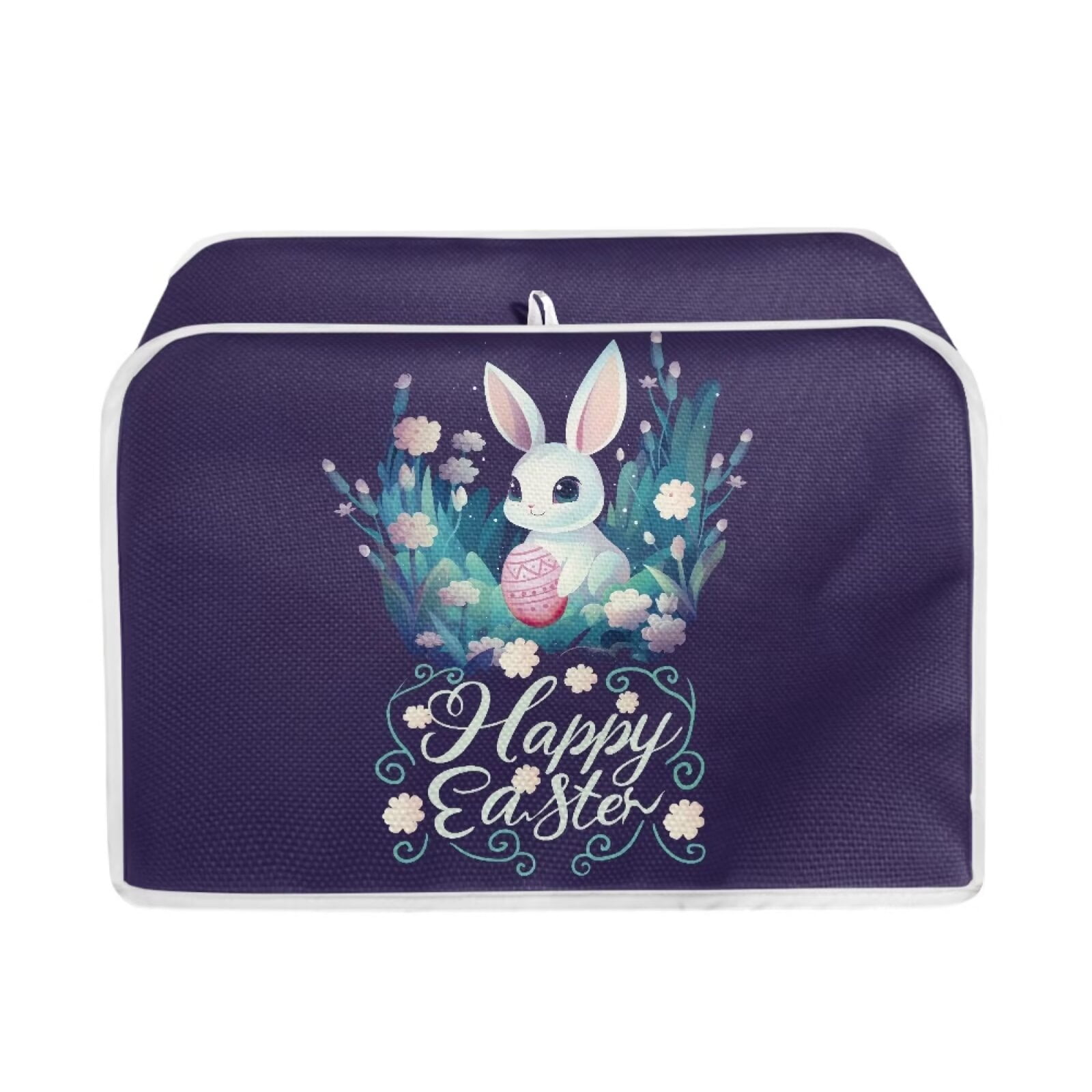Renewold Happy Easter Purple Toaster Cover for Kitchen Decor 2 Slice ...
