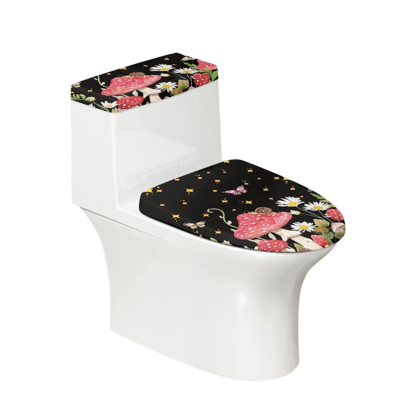 Renewold Machine Washable Toilet Seat Cover Set 2 PCS Aesthetic ...