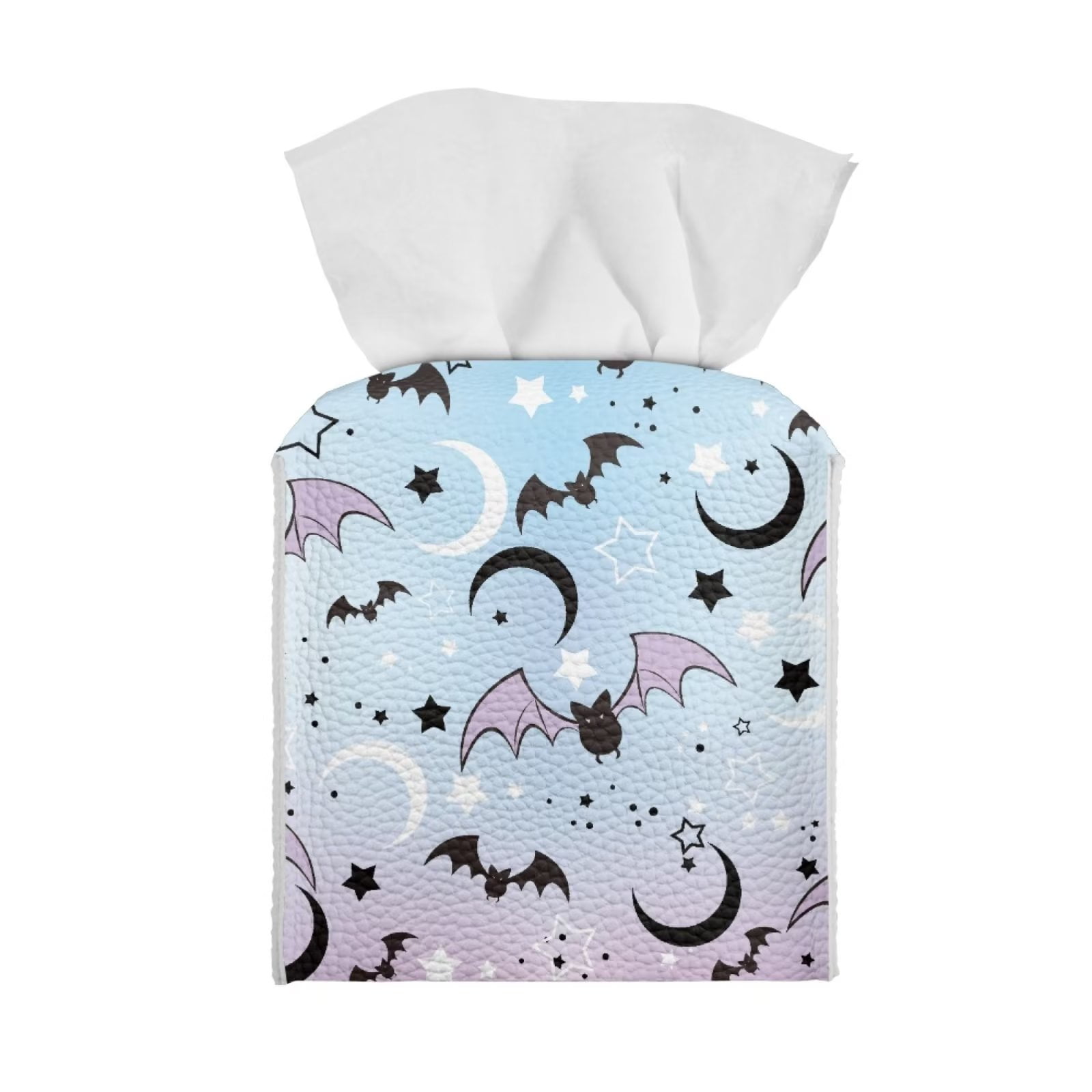 Renewold Novelty Bats Stars Moon Tissue Box Cover Holder for Vanity ...