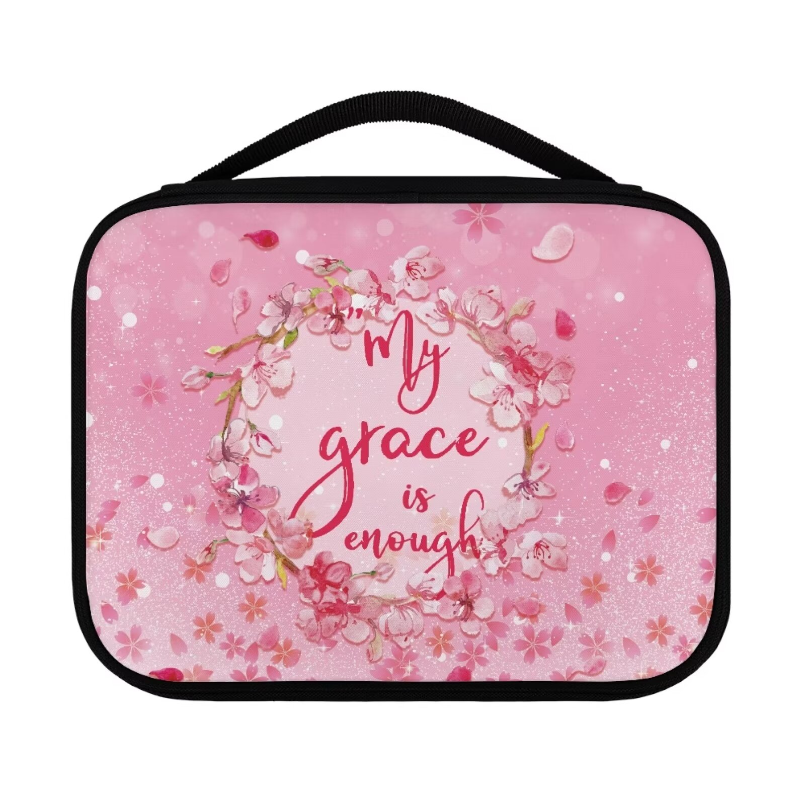 Renewold Pink Bible Cover for Teen Girls Christian Art Gifts My Grace ...