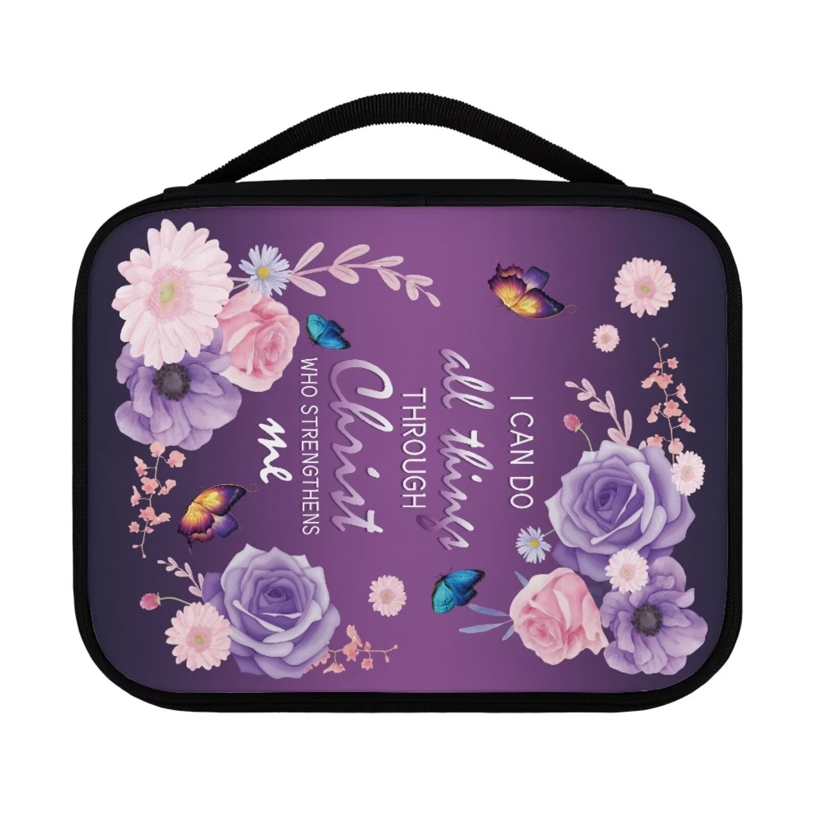 Renewold Purple Bible Book Cover for Women Girls Sunflower Daisy Bible ...