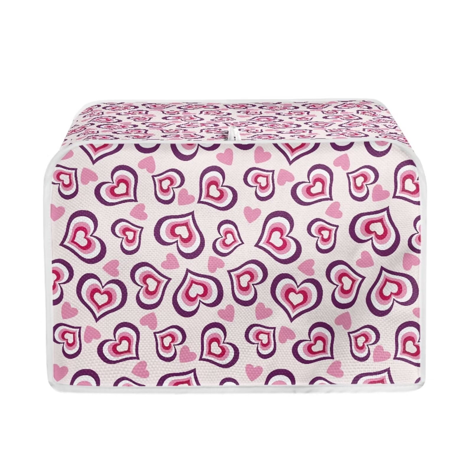 Renewold Purple Pink Hearts Toaster Covers 2 Slice Wide Slot Bread ...