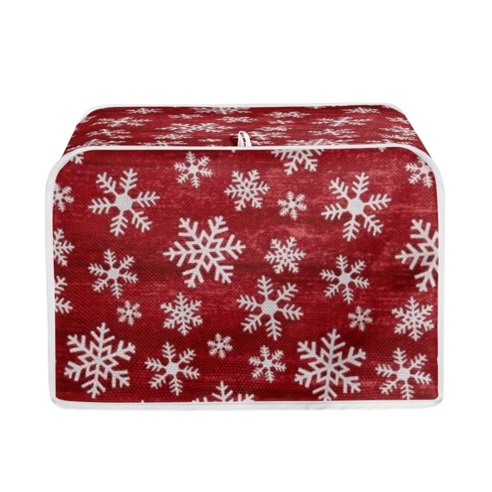 Renewold Red Snowflake Toaster Cover 4 Slice Lightweight Wide Slot ...