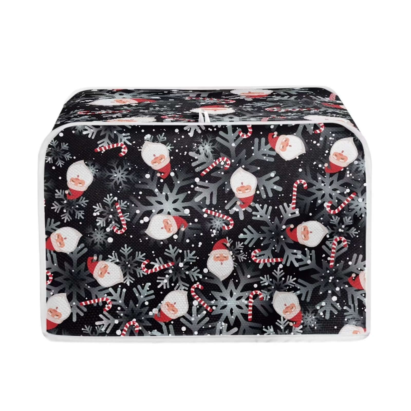 Renewold Santa Toaster Cover for Home Christmas Candy Canes Dustproof ...