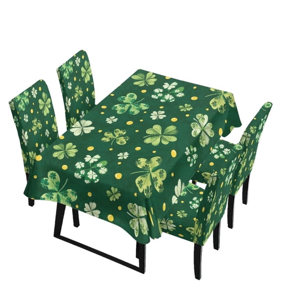 Renewold St. Patrick's Day Dining Room Chair Cover and Tablecloths 5 ...