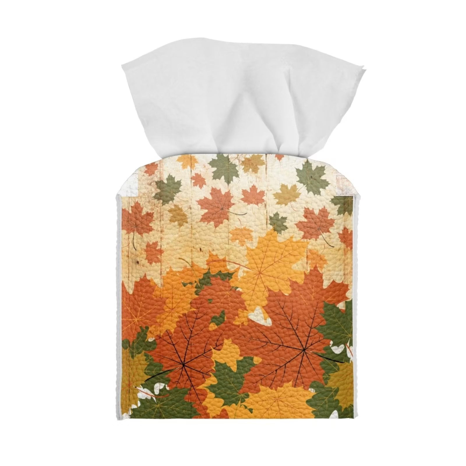 Renewold Stylish Decorative PU Tissue Box Thanksgiving Leather Tissue ...
