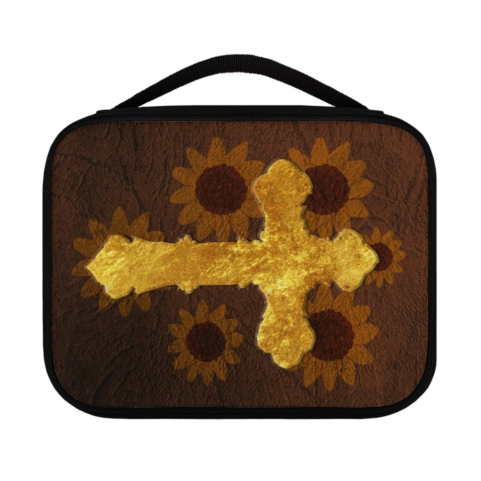 Renewold Sunflowers Bible Cover for Men Women Zippered Bible Carrying ...