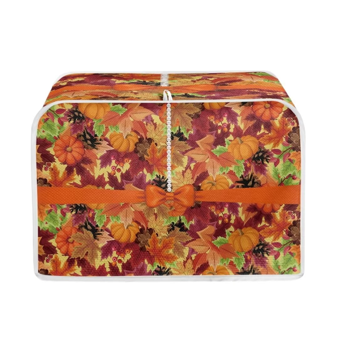 Renewold Thanksgiving Toaster Cover 4 Slice Breadmaker Cover Durable ...
