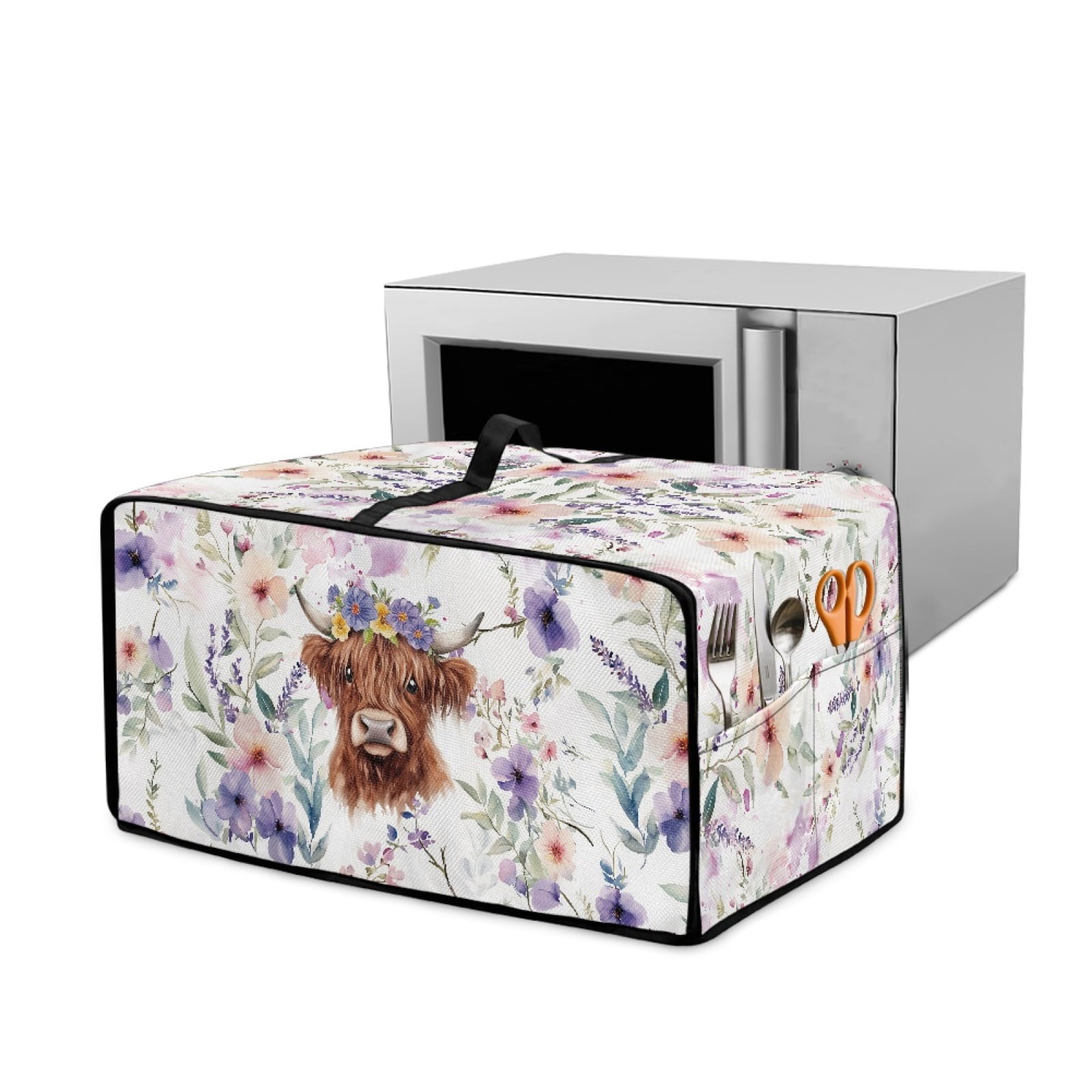 Renewold Toaster Oven Dust Cover Linen-Look Polyester Washable ...