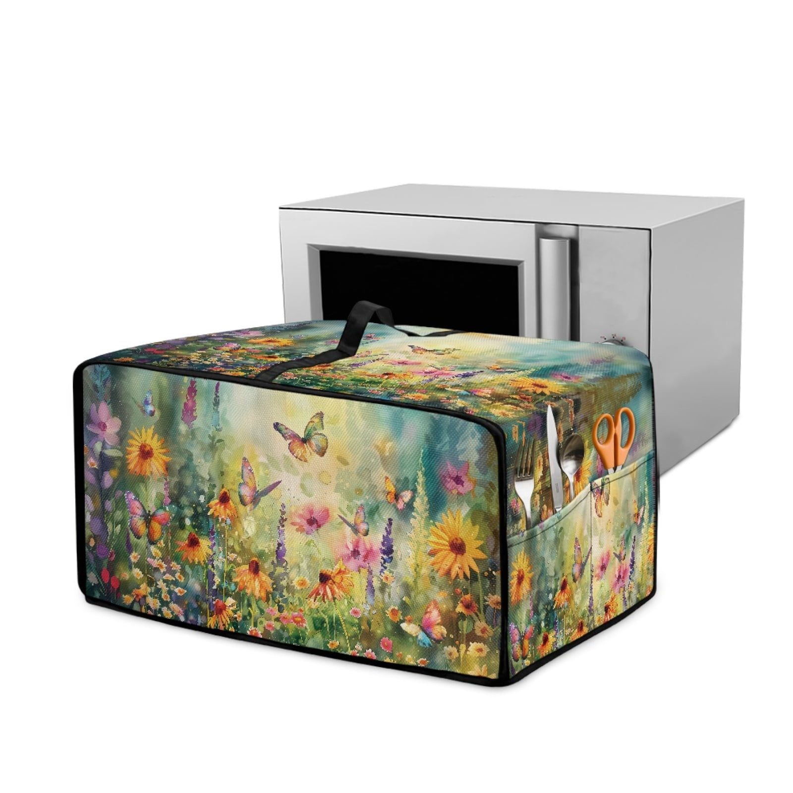 Renewold Toaster Oven Dust Cover with Storage Pockets Stain-Resistant ...