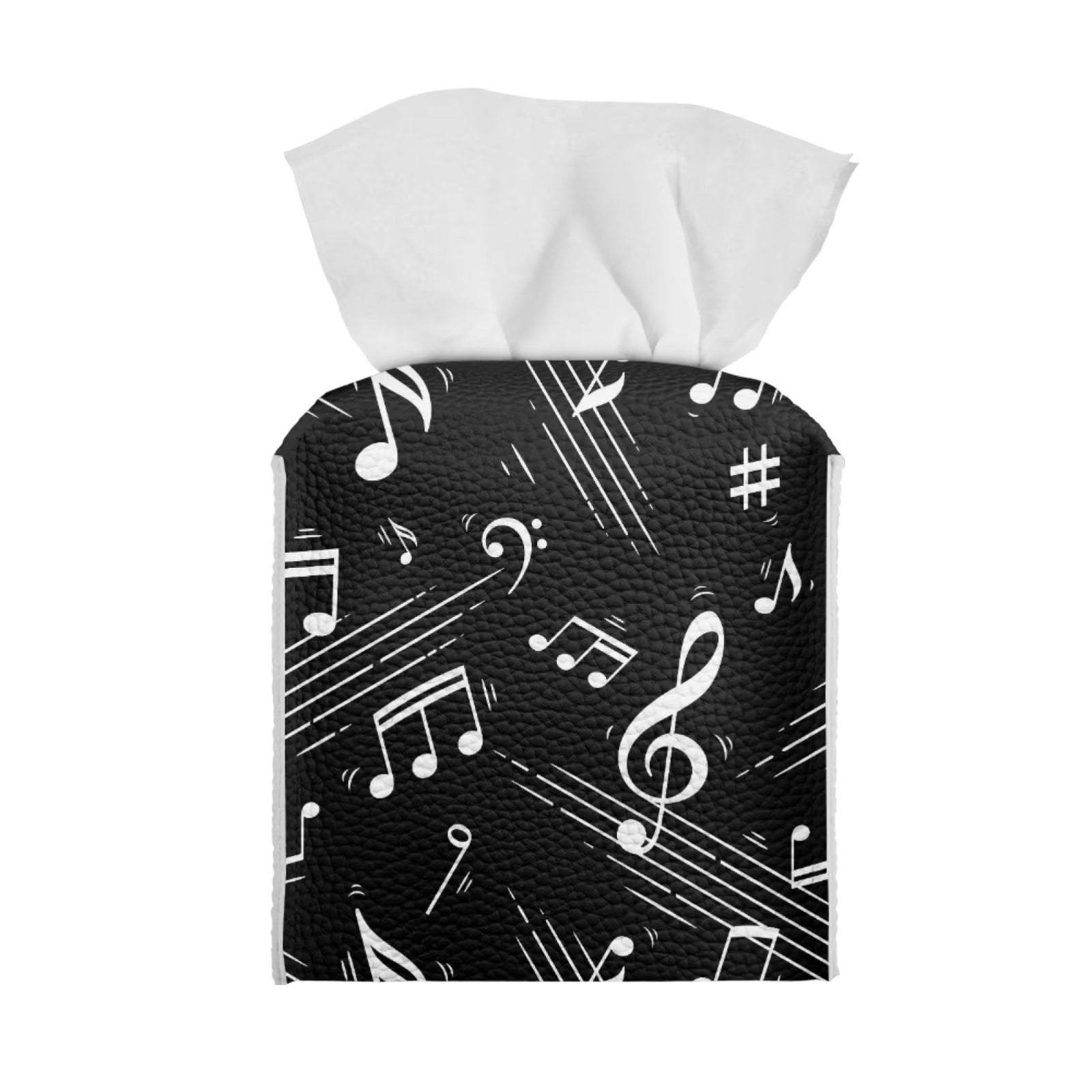 Renewold Waterproof Tissue Box Cover Black Facial Tissue Box ...