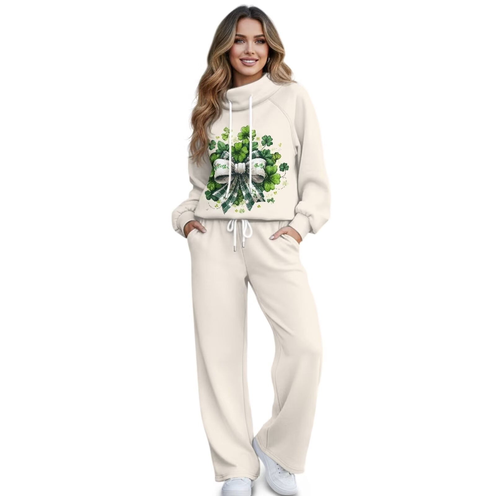 Renewold Women's Holiday Outfits Matching Tracksuit Sets Include ...