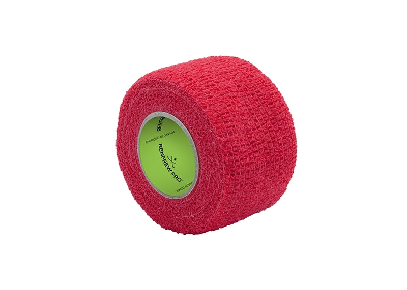 Renfrew Stretchrap Grip Tape Scapa Hockey Stick, 1 Roll (1.5"/6yds, Red ...