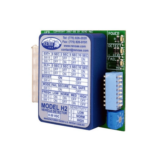 Reno A&E H2-12-F Single Channel Vehicle Loop Detector 8 To 30 VDC Dual ...